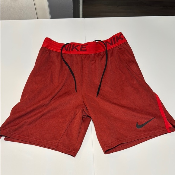 Nike | Shorts | Nike Red Athletic Performance Shorts | Poshmark